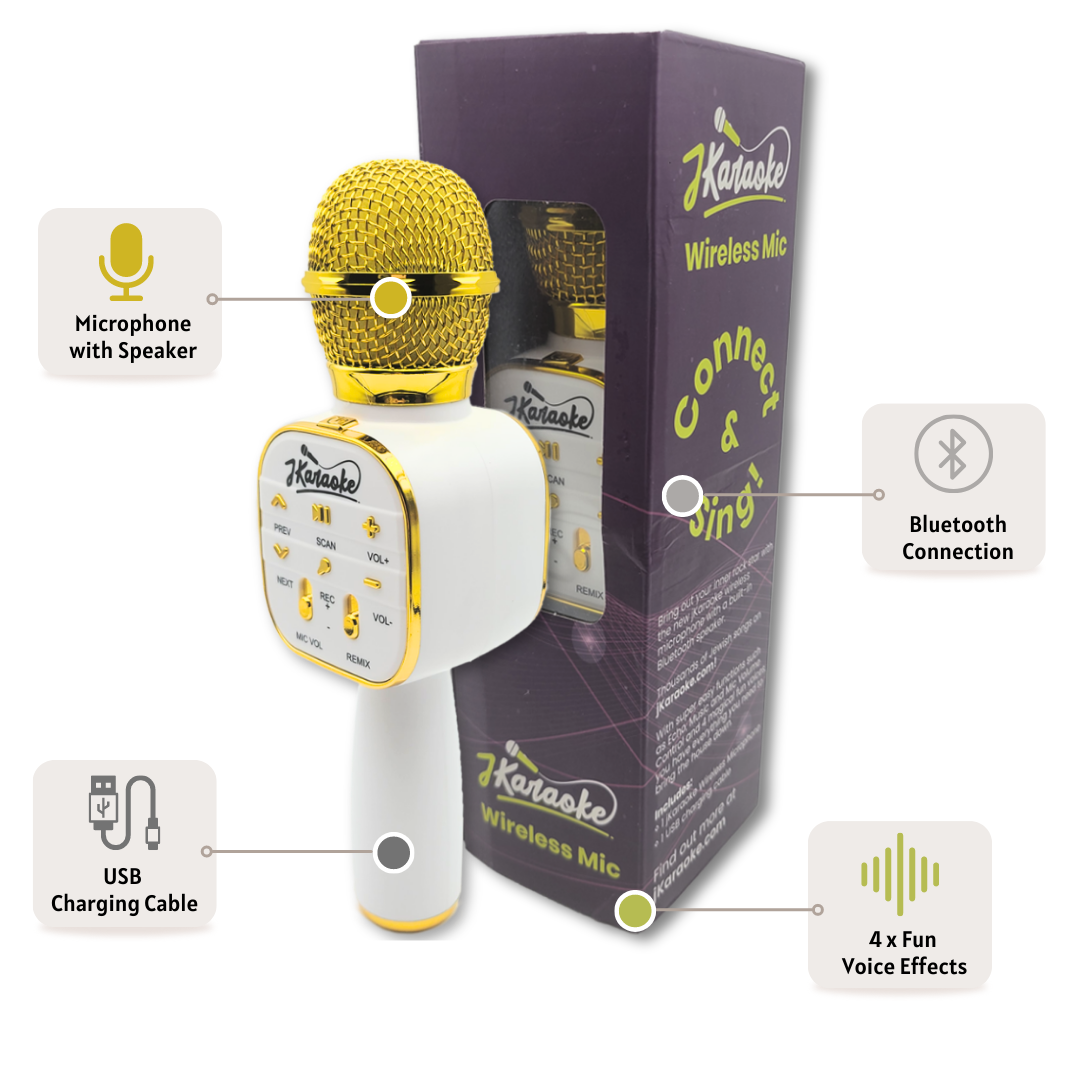 Bluetooth Wireless Mic with Speaker + Yearly Subscription | Jewish Fun ...